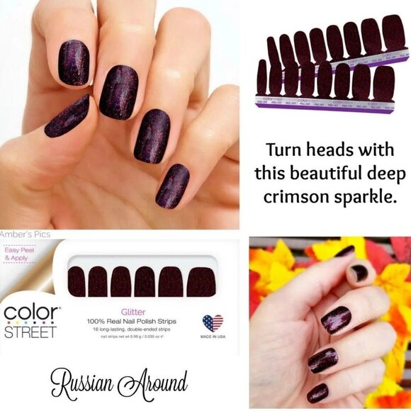 Color Street | Makeup | Color Street Real Nail Polish Strips In Russian ...